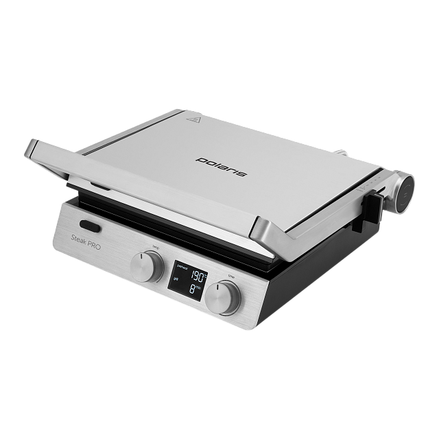 Гриль-пресс Polaris PGP 3005 цвет Серебристый: характеристики, отзывы ...